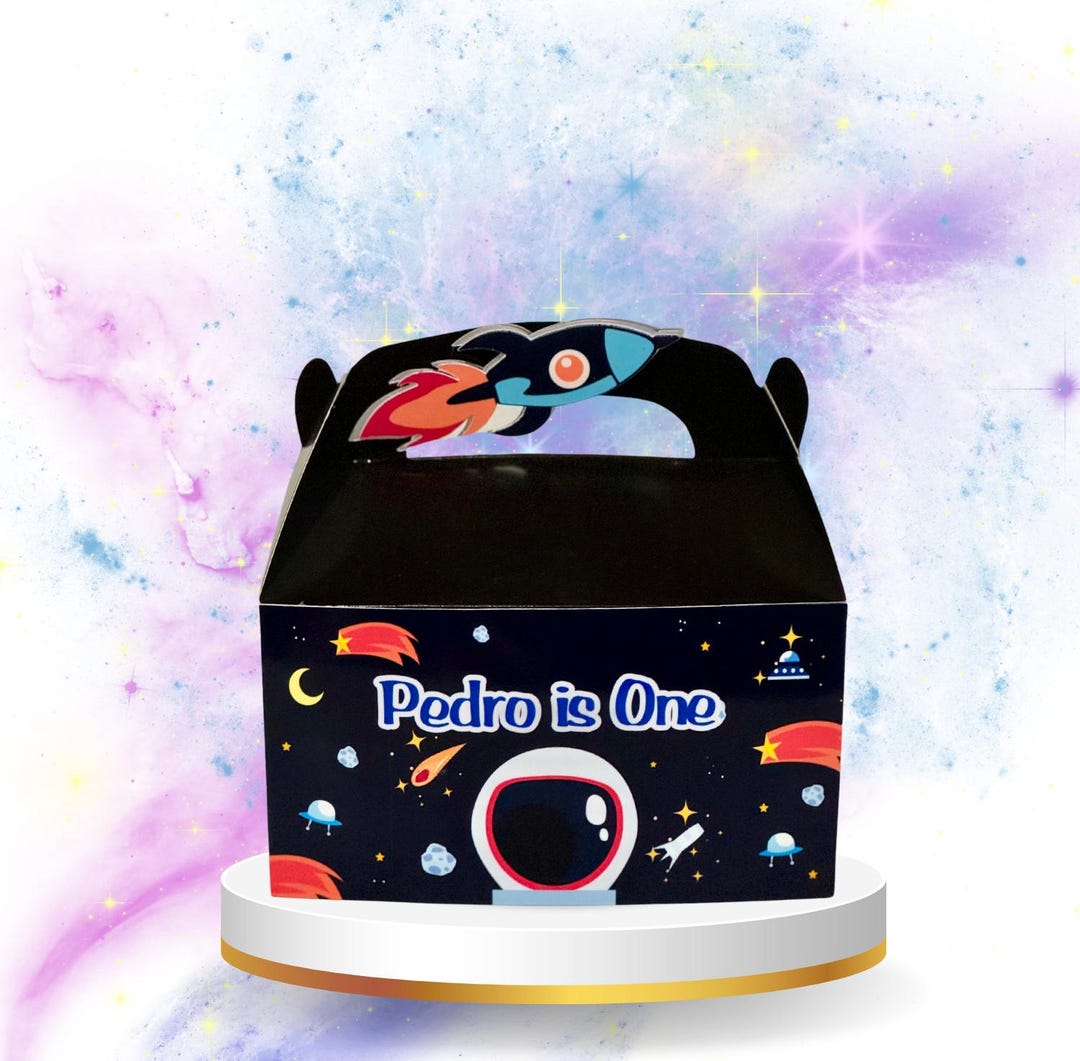 Astronaut Favor Box * Astronaut Gable Box* Astronaut Birthday* Space ...