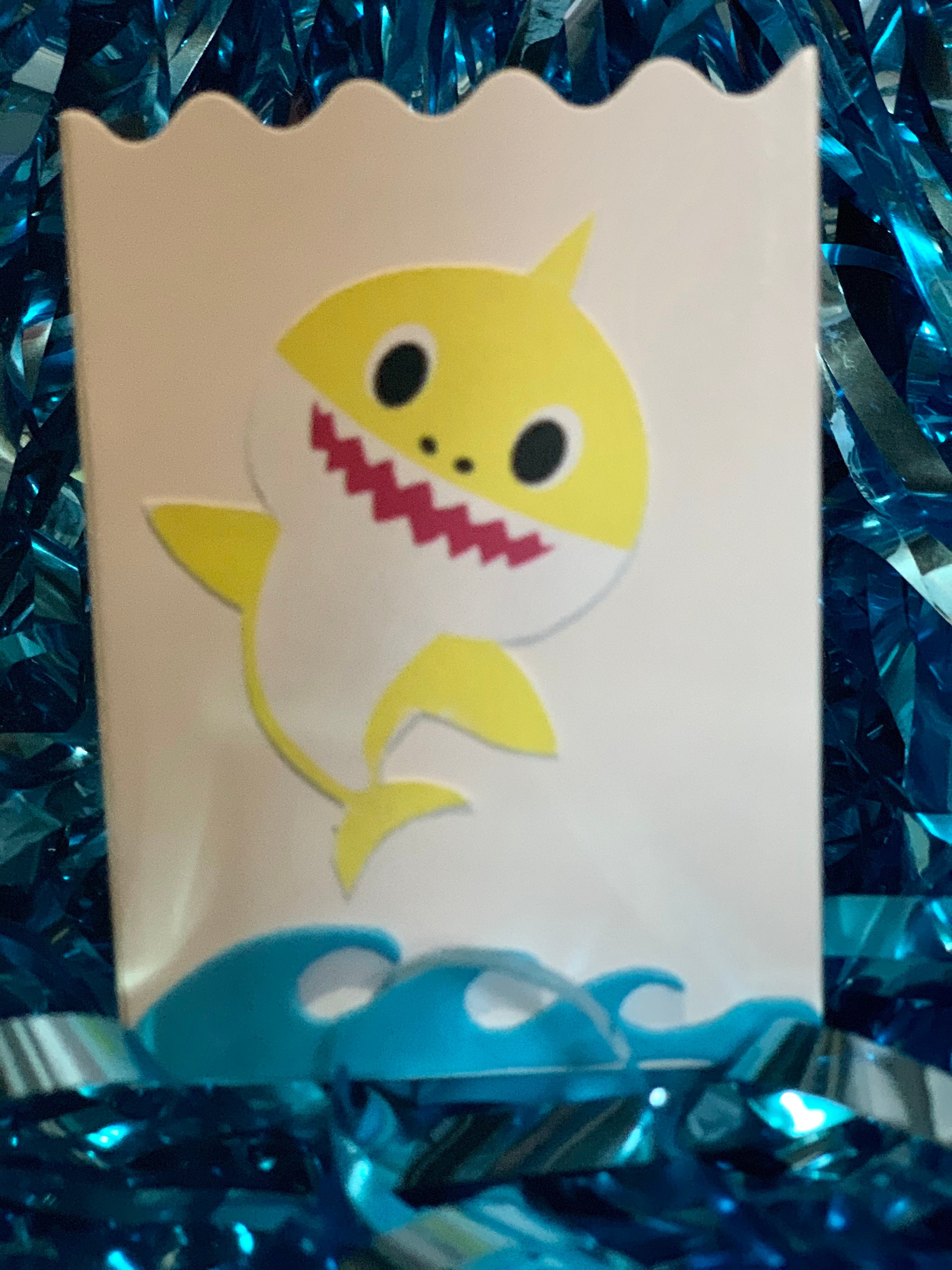 Baby Shark Popcorn Box 12 Units Set / Candy Box / Custom - Etsy