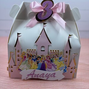Princess Gable Box• Princess Favor Box • Princess Favor Boxes • Castle ...
