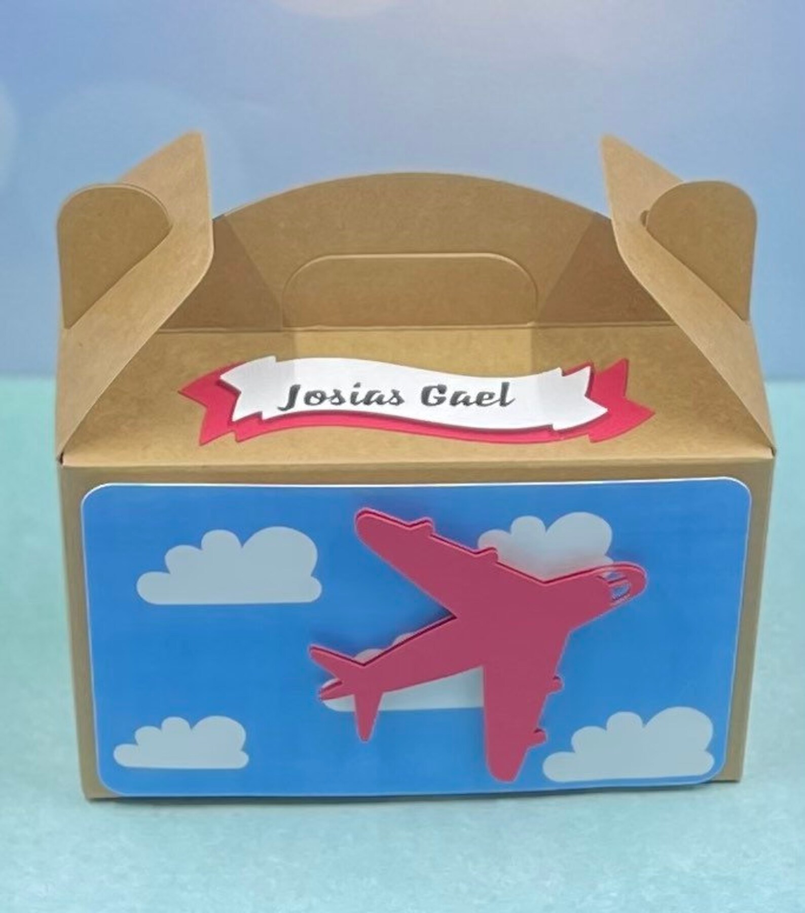 Vintage Airplane Favor Box • Airplane Favor Box•. Airplane Gable Box ...
