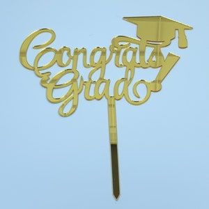 Graduation Cake Topper* Graduation Acrylic Cake Topper* Congratulations ...