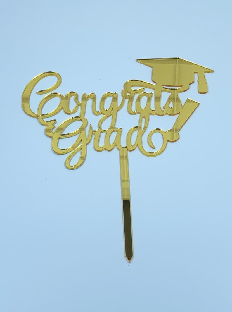 Graduation Cake Topper Graduation Acrylic Cake Topper Congratulations ...