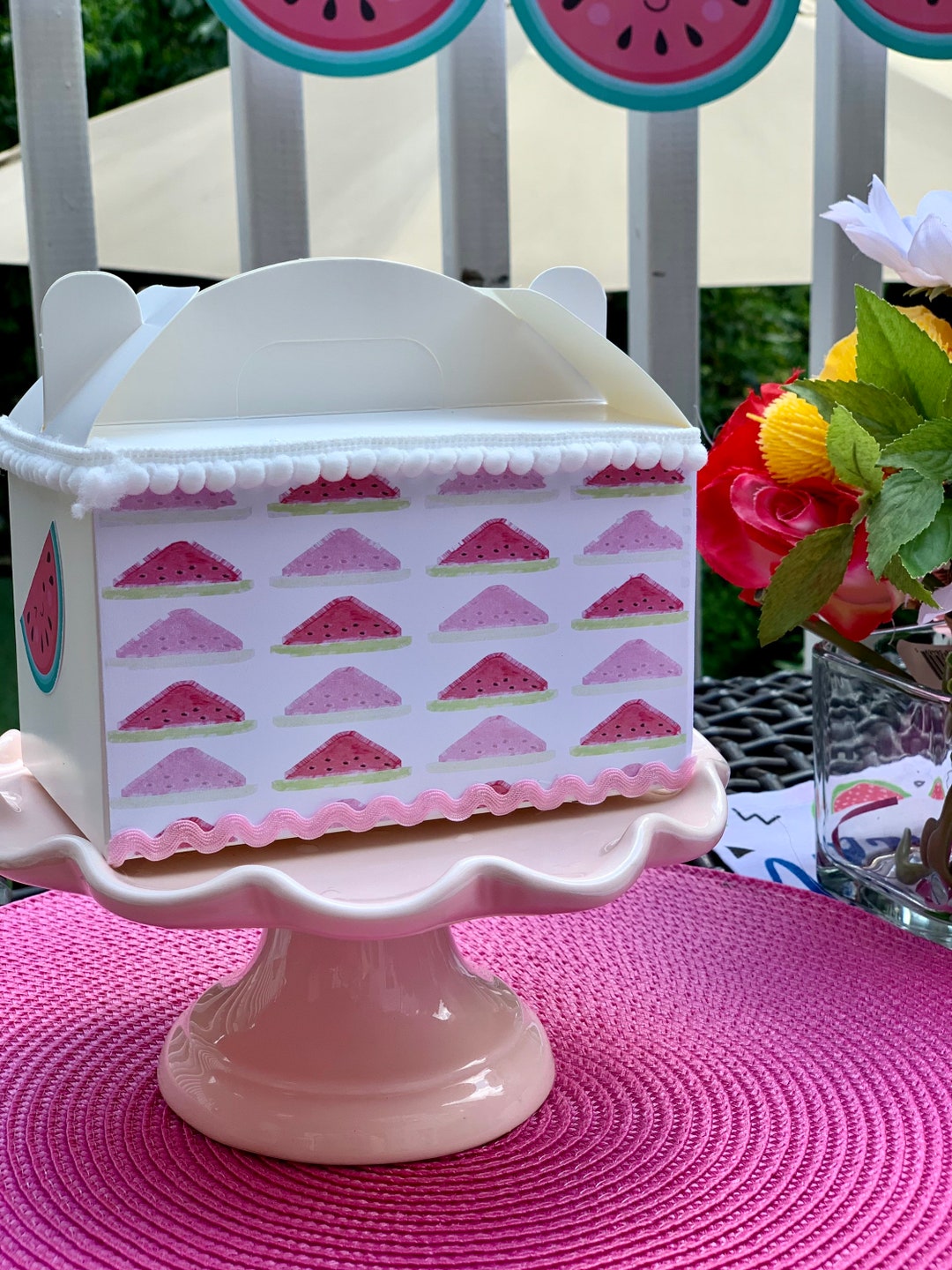 One in a Melon Favor Box • Watermelon Favor Box• Melon Favor Box• Melon ...