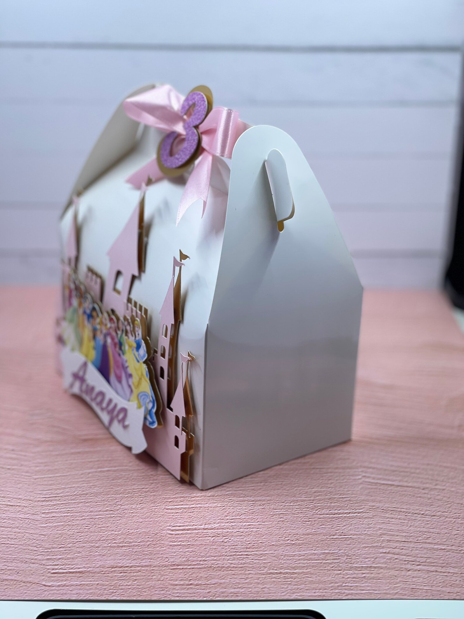 Princess Gable Box Princess Favor Box Disney Princess Favor - Etsy