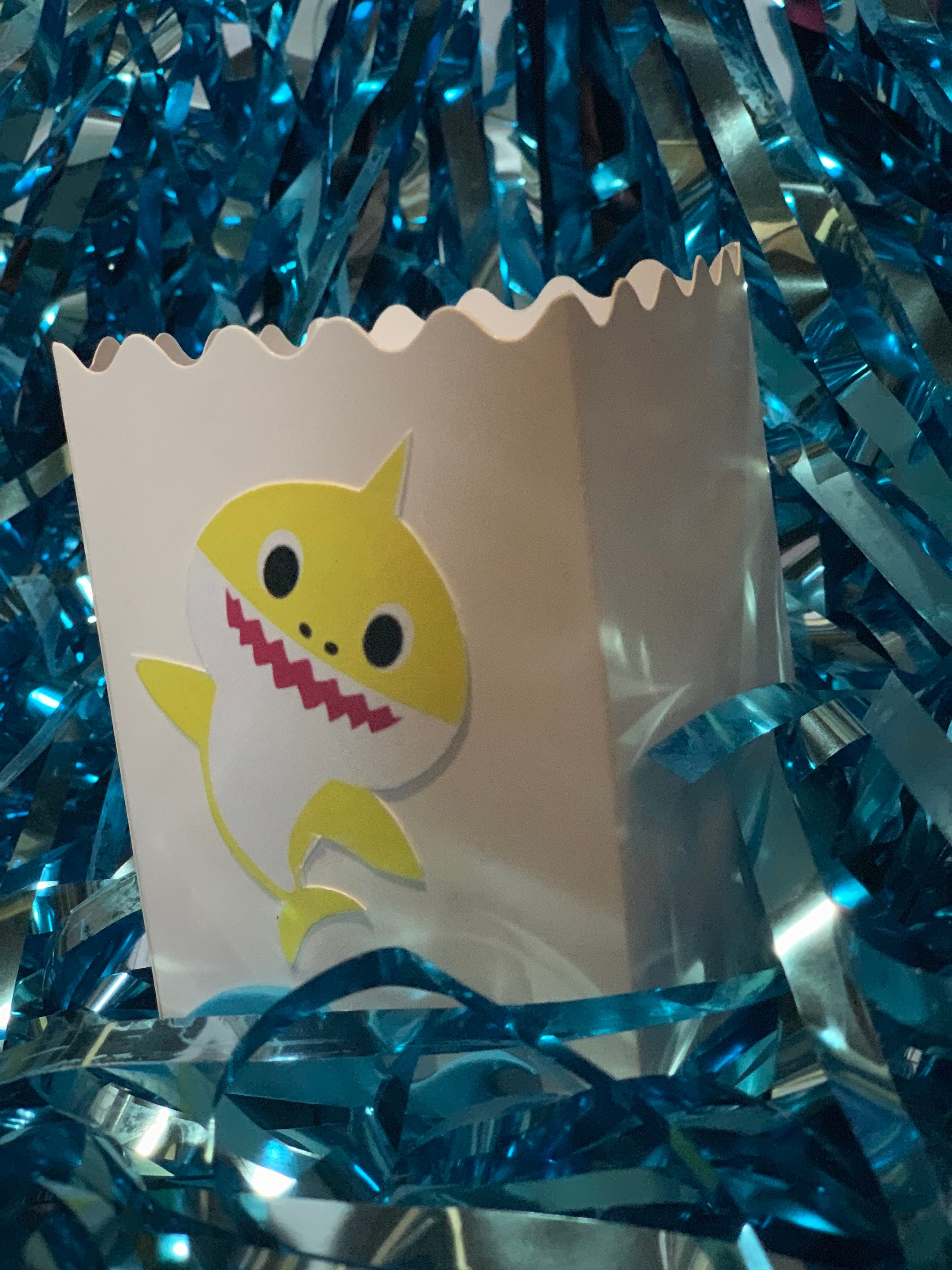 Baby Shark Popcorn Box 12 Units Set / Candy Box / Custom | Etsy
