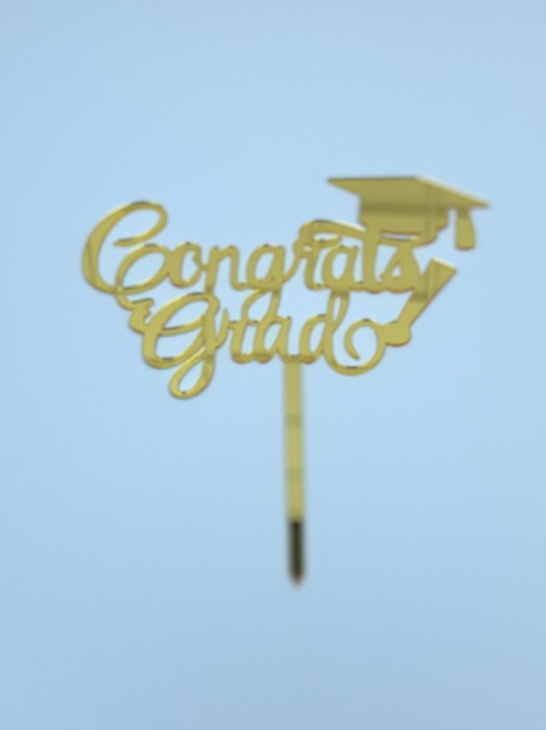 Graduation Cake Topper Graduation Acrylic Cake Topper Congratulations ...