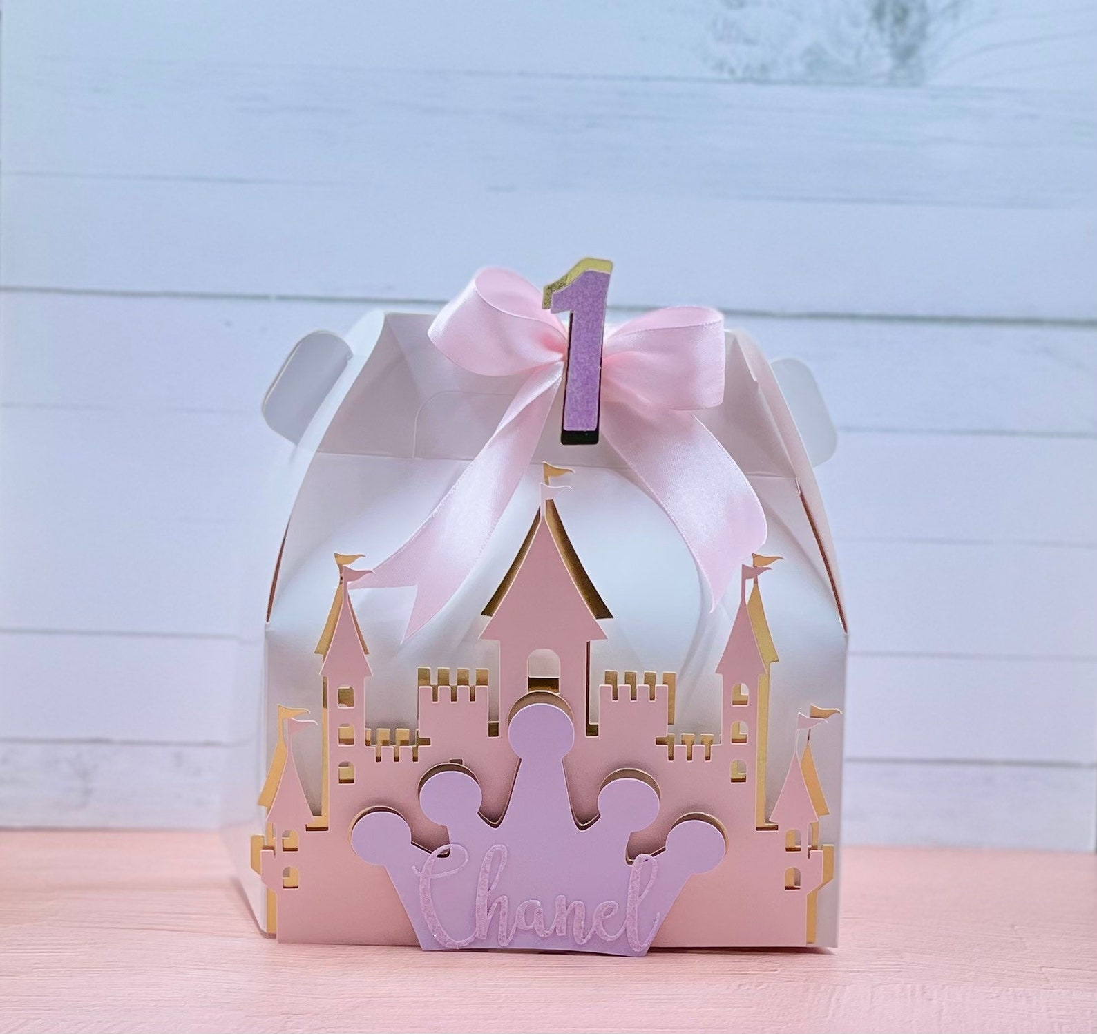 Princess Gable Box Princess Favor Box Princess Favor Boxes - Etsy