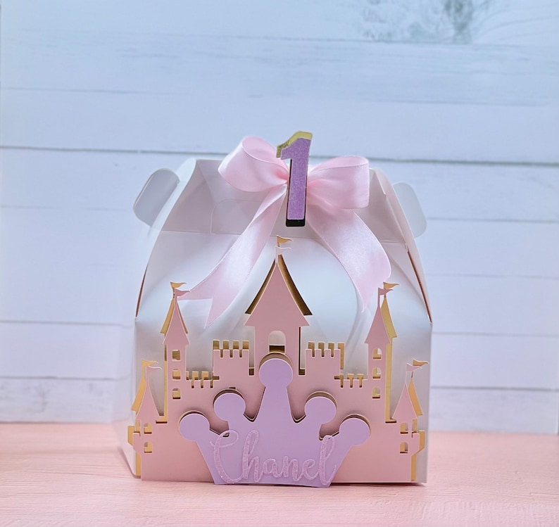 Princess Gable Box Princess Favor Box Princess Favor Boxes - Etsy