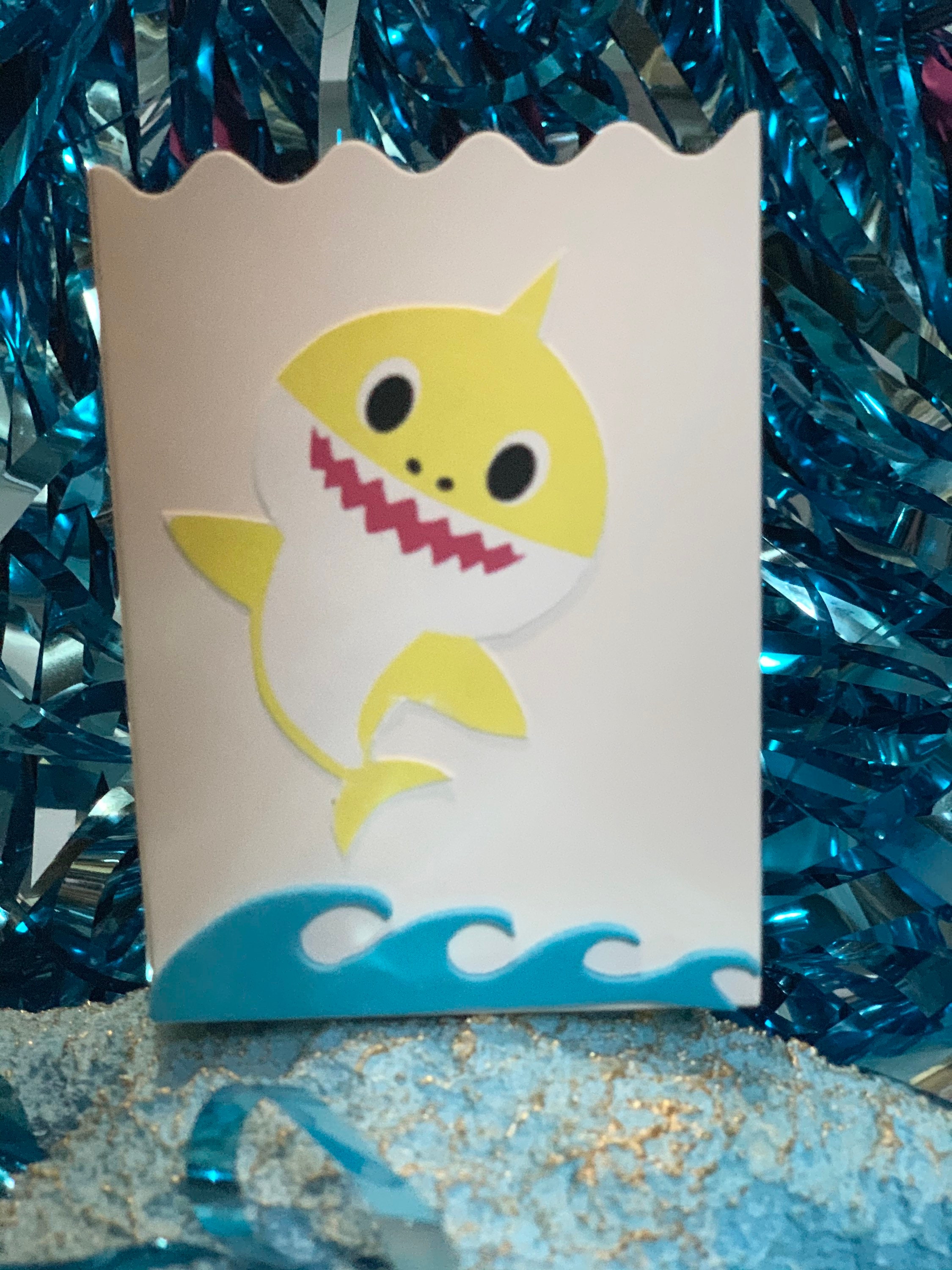 Baby Shark Popcorn Box 12 Units Set / Candy Box / Custom - Etsy