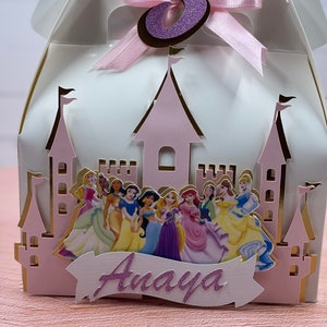 Princess Gable Box• Princess Favor Box • Princess Favor Boxes • Castle ...