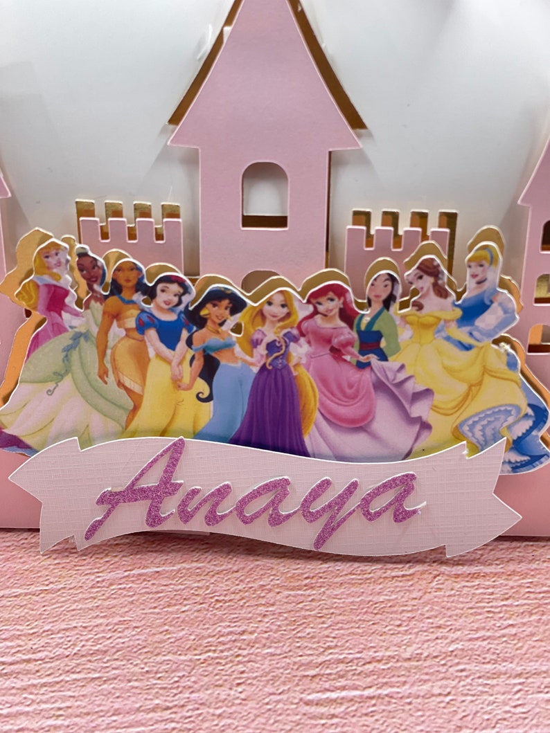Princess Gable Box Princess Favor Box Disney Princess Favor - Etsy
