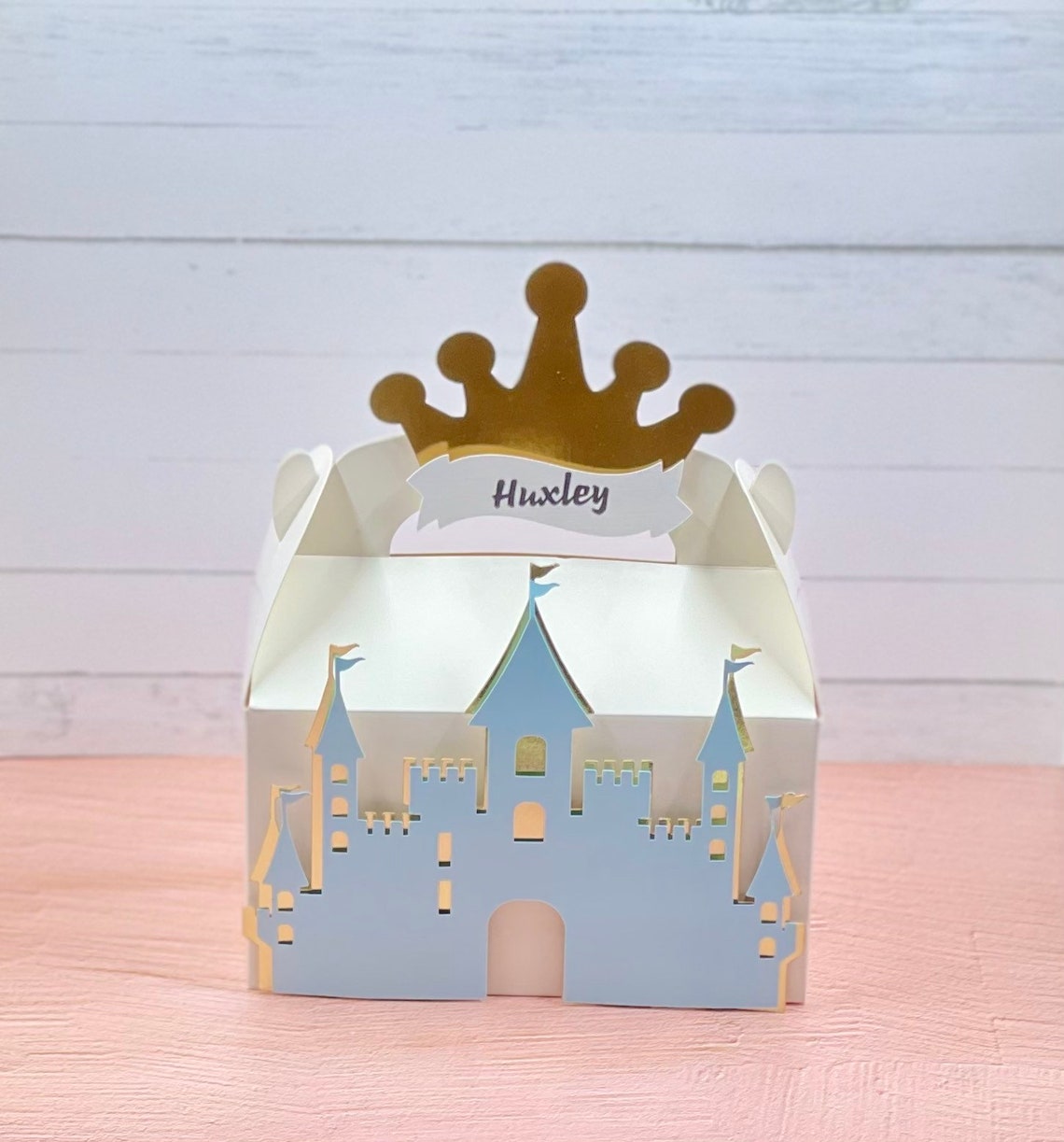 Prince Gable Box Prince Favor Box King Favor Boxes Castle Prince Favor ...