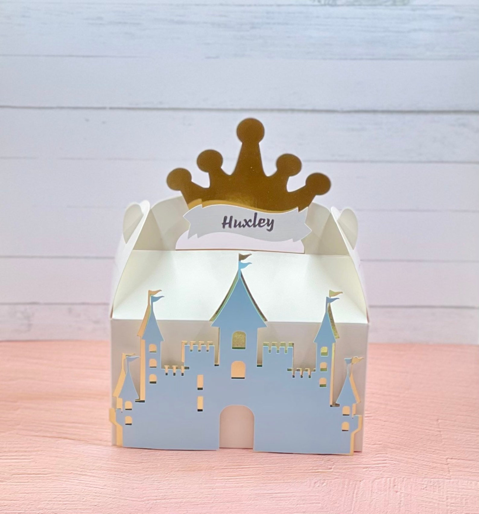 Prince Gable Box Prince Favor Box King Favor Boxes Castle Prince Favor ...