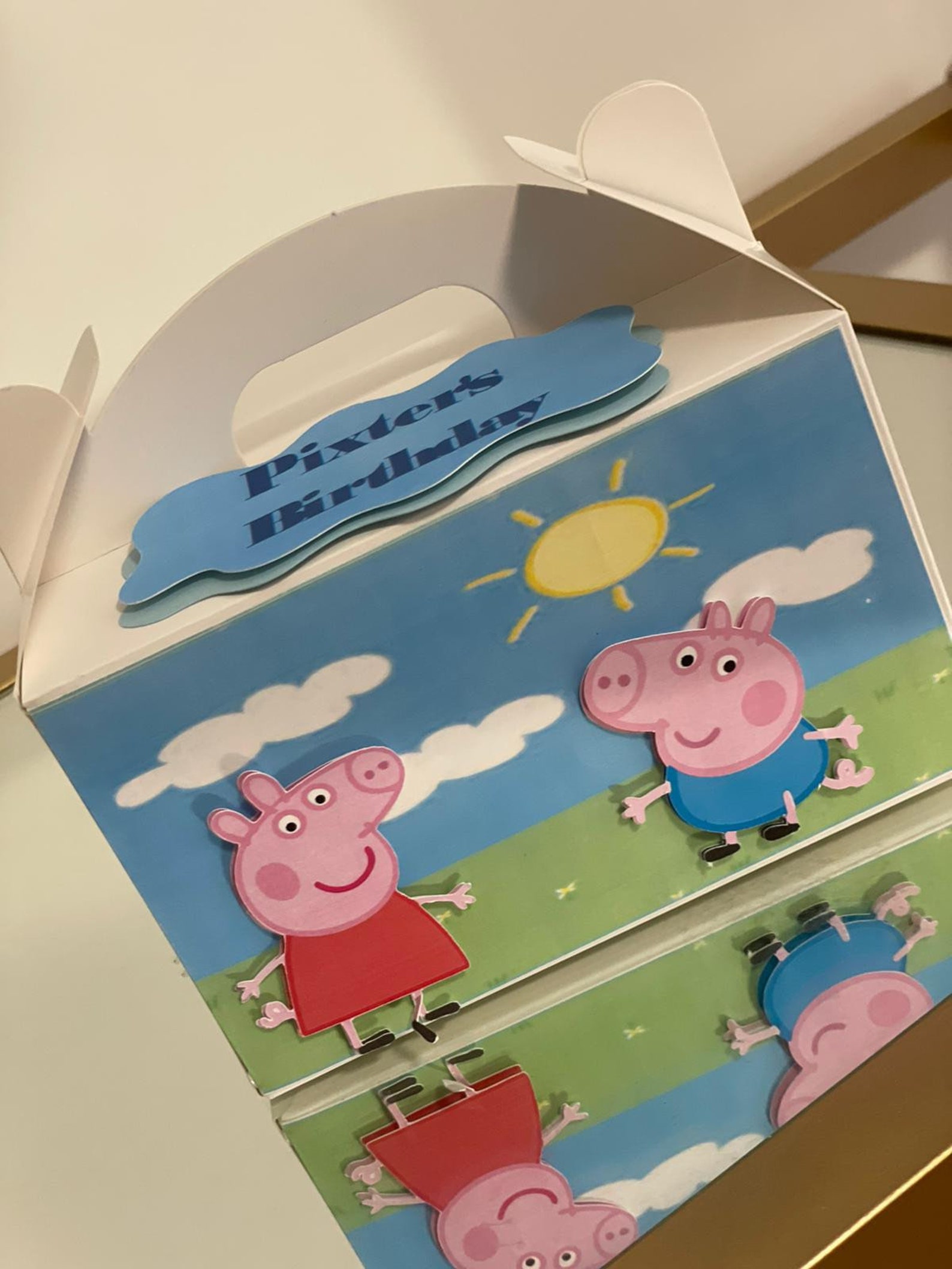 Peppa Pig Favor Box George Favor Boxes Peppa Favor Box - Etsy