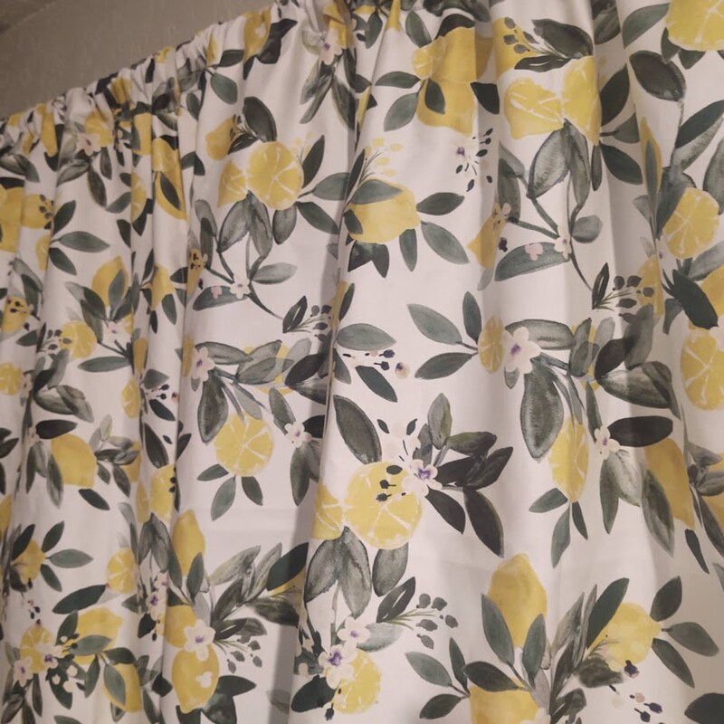 Lemon Curtains - Etsy
