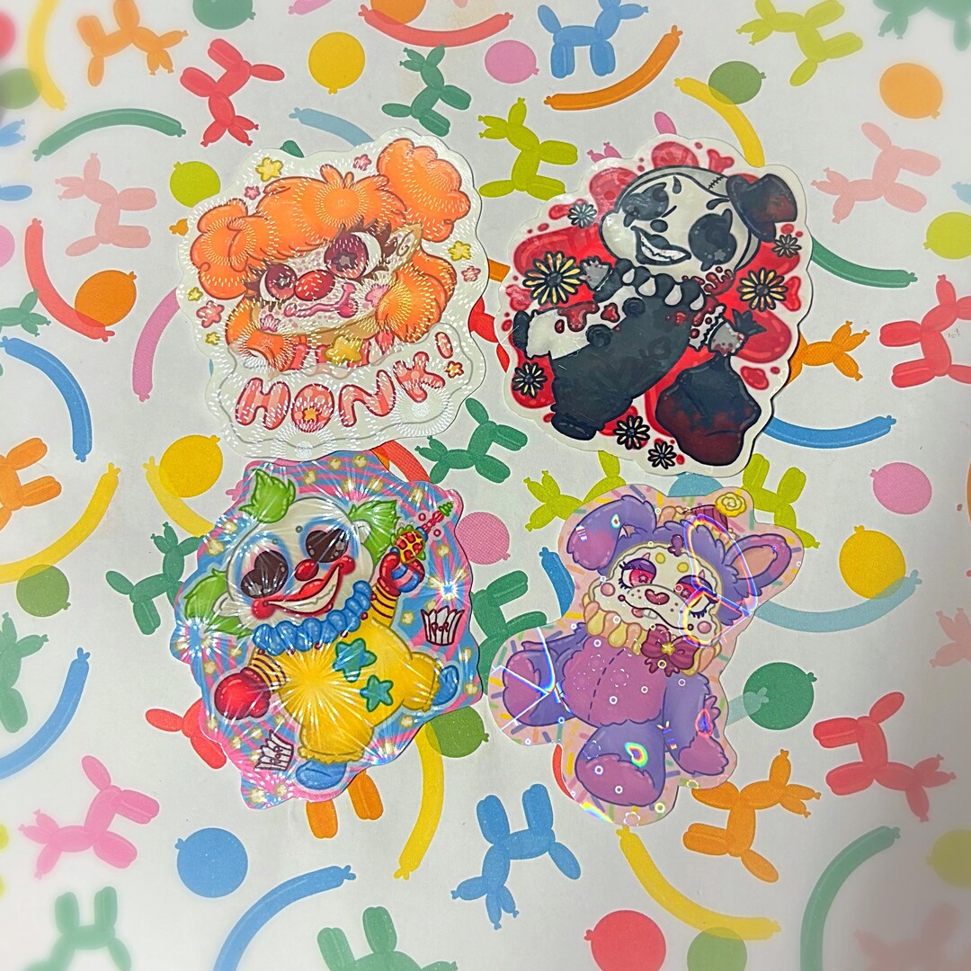 Clowns Clowncore Sticker Bundle - Etsy