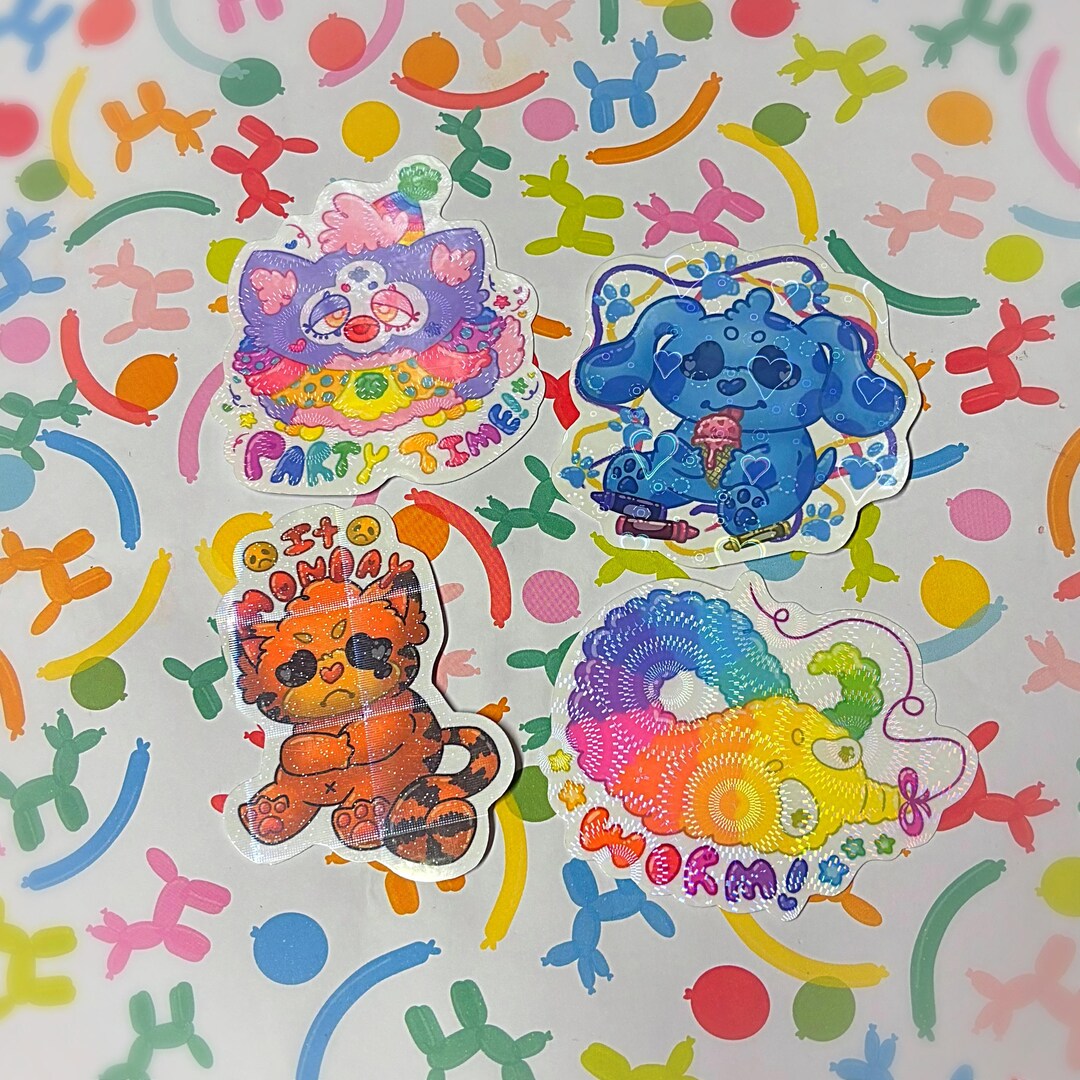 Nostalgic Kidcore Sticker Bundle - Etsy