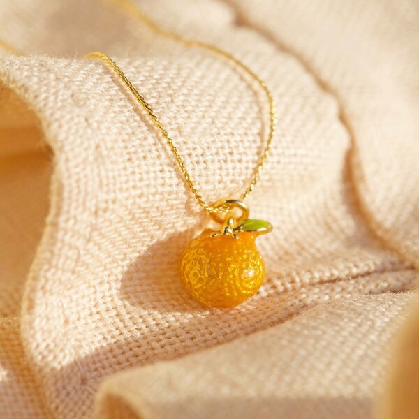 Orange Necklace - Etsy