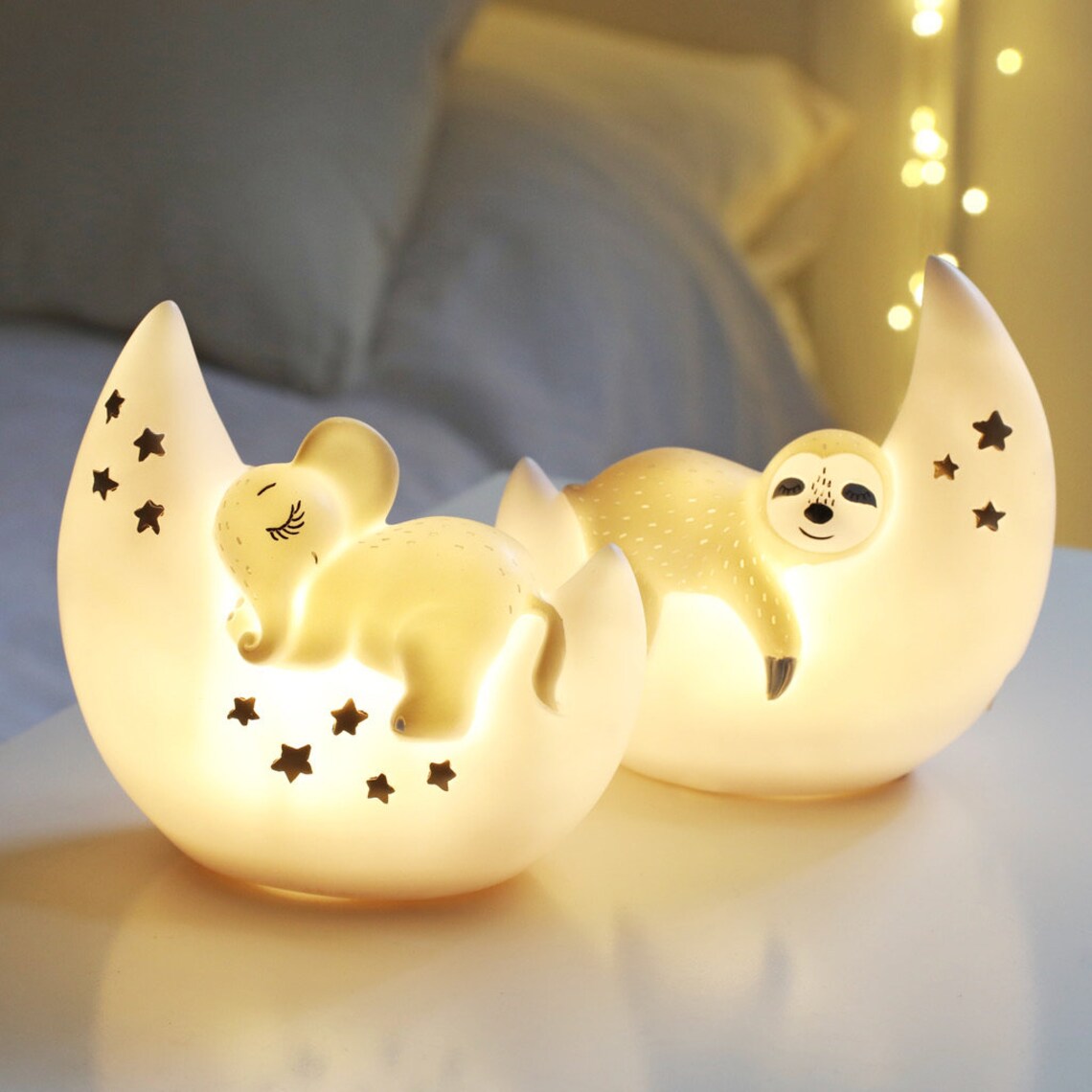 House of Disaster Sleepy Sloth LED Night Light - Etsy UK