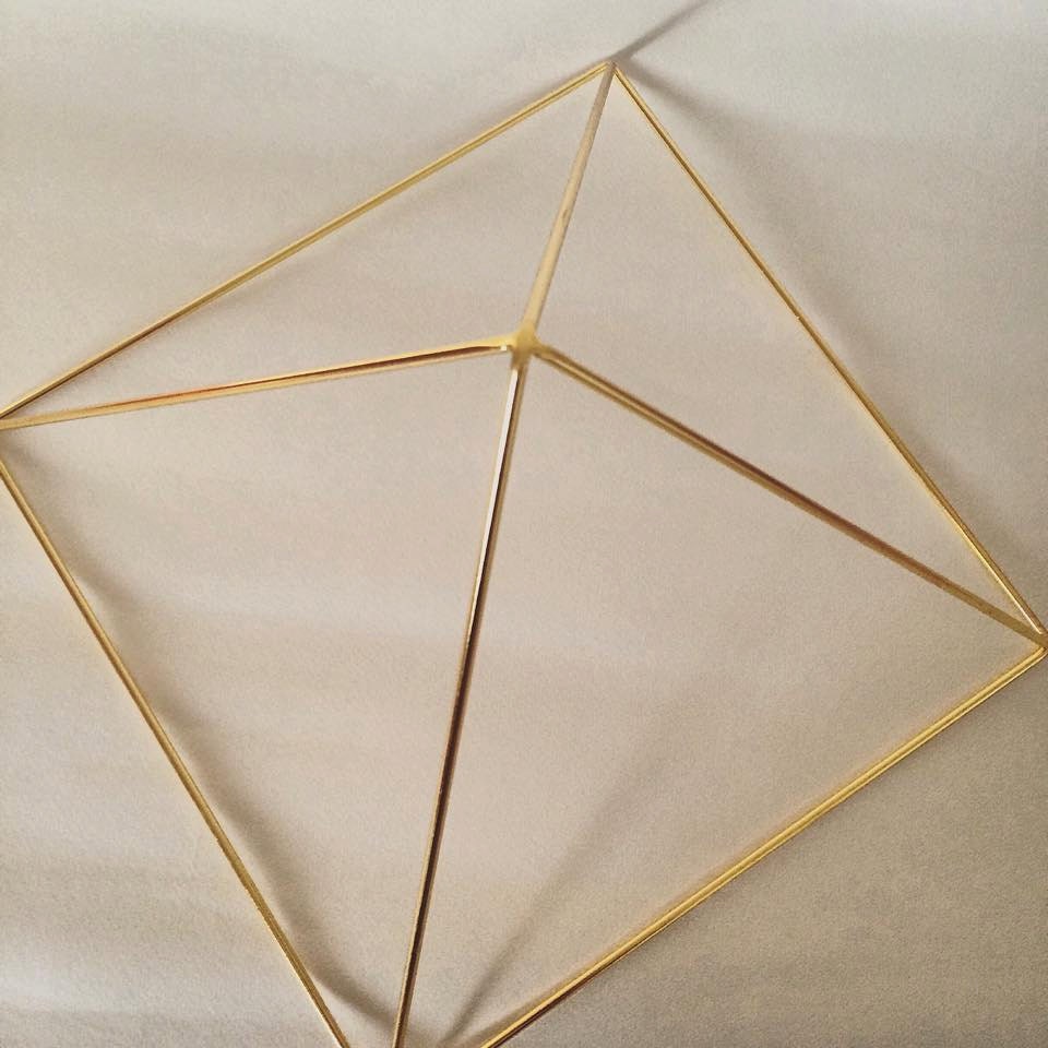 9" 24K Gold Plated Meditation Pyramid - Healing Pyramid - Emf ...