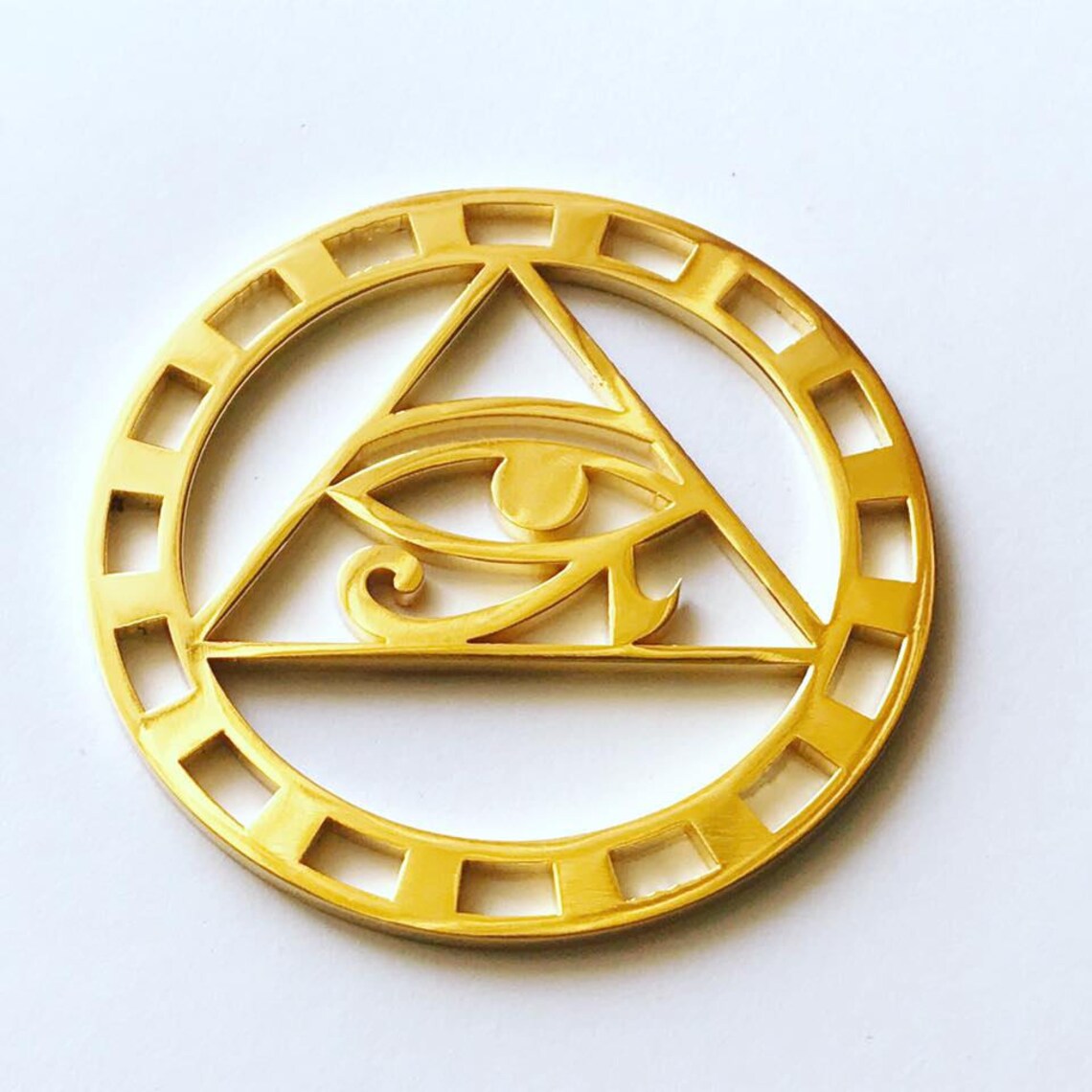 Eye of Horus Gold 24k Plated Tool - Etsy México