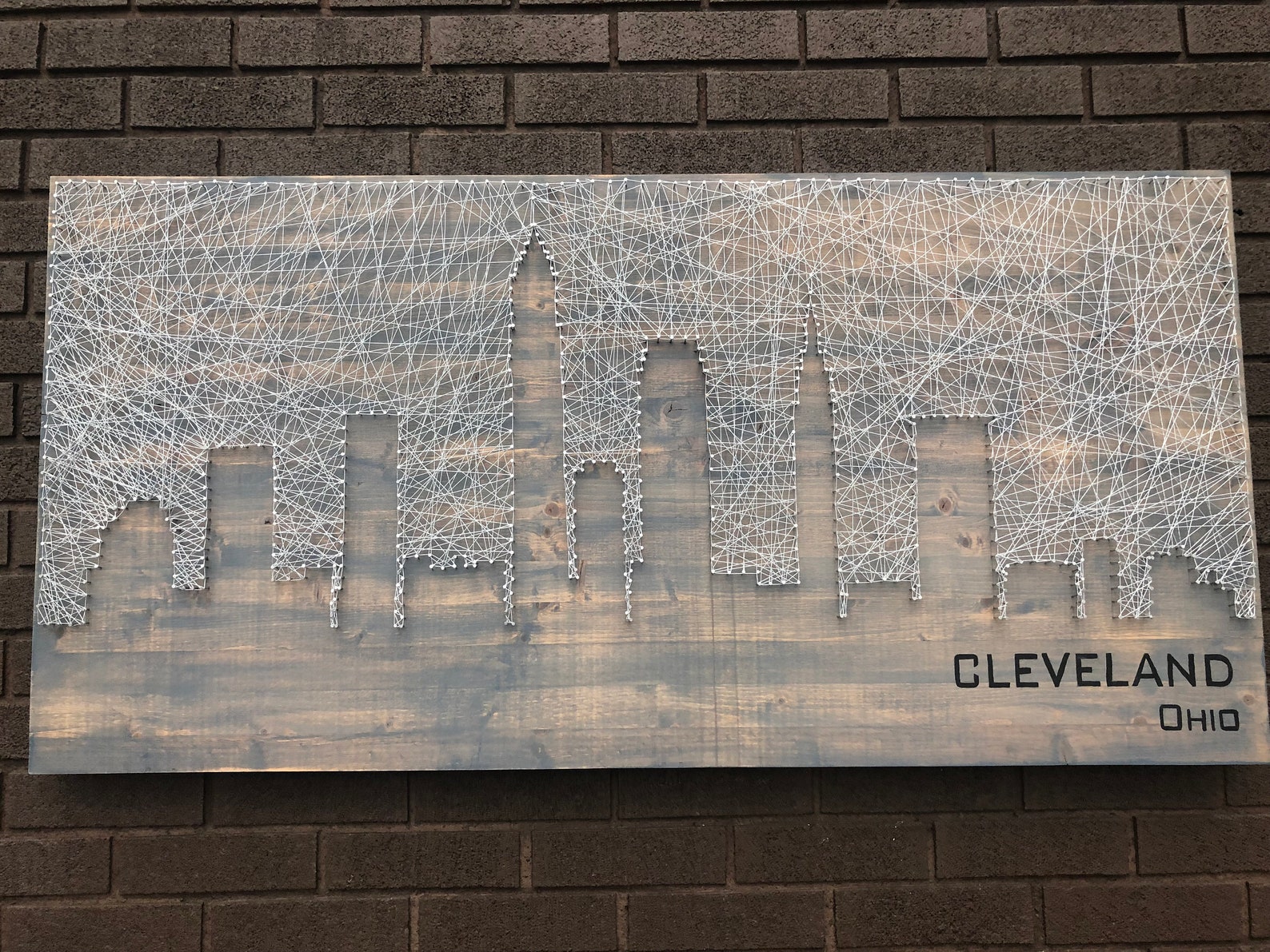 Dallas Texas City Skyline String Art Or Any City You | Etsy