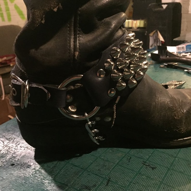 Four Row Studded Bootstrap - Etsy