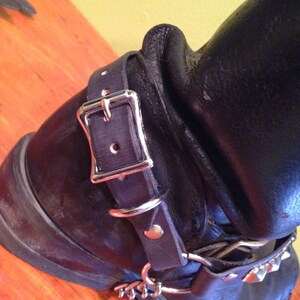 One Row Pyramid Studded Bootstrap - Etsy