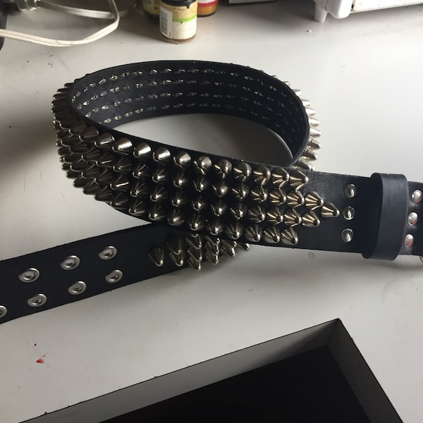 Studded Belt - Etsy