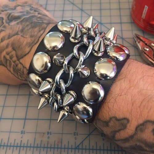 Street Metal Cuff | Etsy