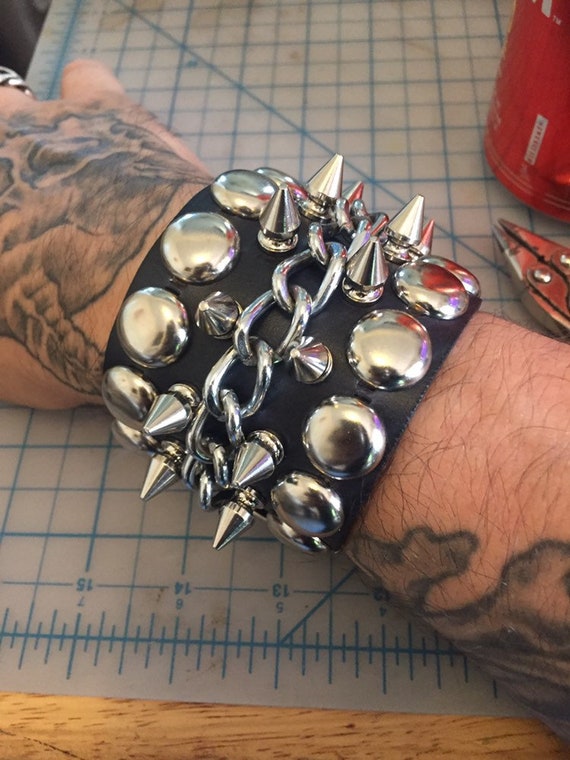 Street Metal Cuff | Etsy