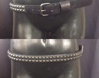 Two Row Studded Belt - Etsy