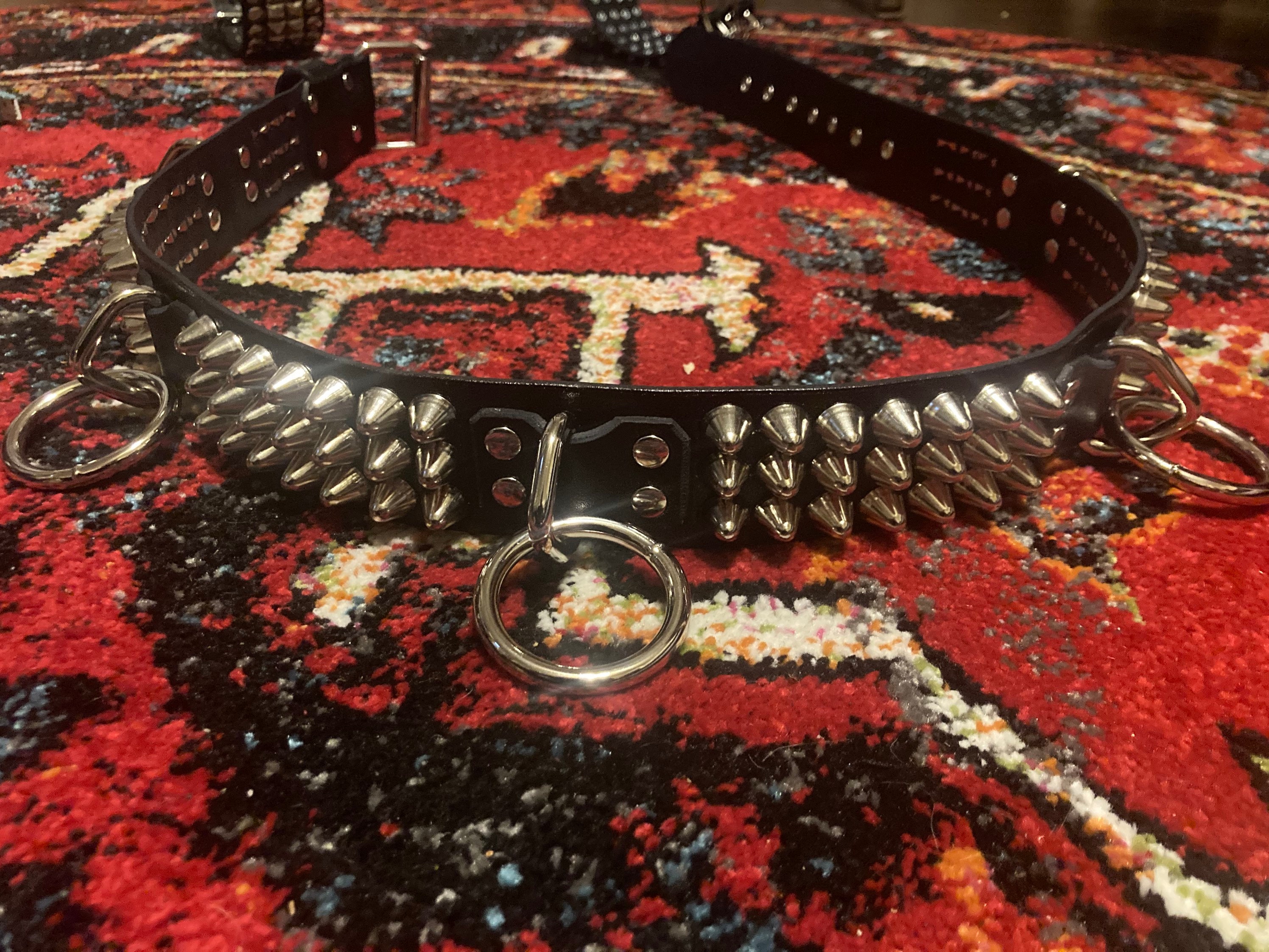 Studded Bondage Belt - Etsy