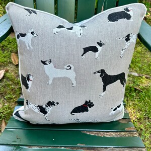 Sunbrella Fetch Bone Jacquard Indoor/outdoor Throw Pillow Cover With ...