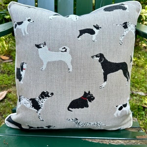 Sunbrella Fetch Bone Jacquard Indoor/outdoor Throw Pillow Cover With ...