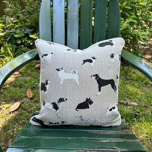 Sunbrella Fetch Bone Jacquard Indoor/outdoor Throw Pillow Cover With ...
