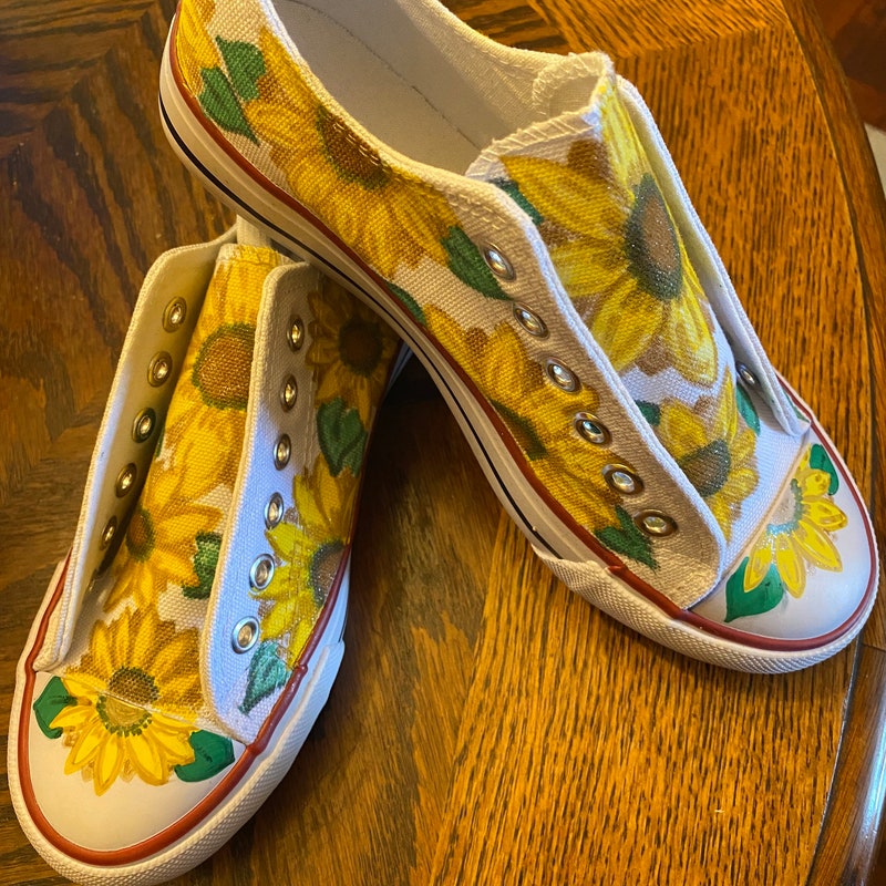 Sunflower Shoes - Etsy