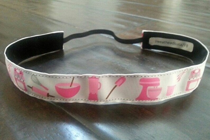 Non Slip Headband Baker Baking Betty Pink 7/8" - Etsy