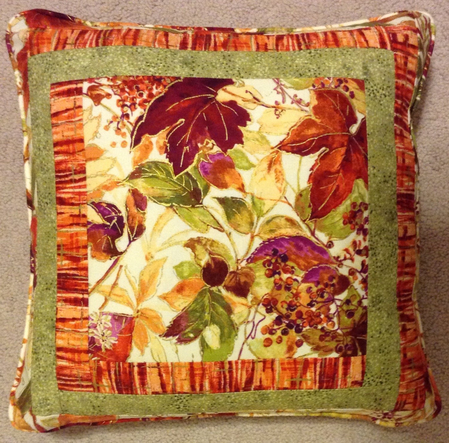 Autumn Table Runner With Matching Pillow - Etsy