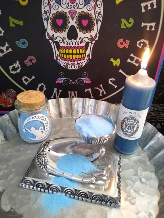 Baby Blue Ritual Cauldron Incense Sand | Etsy