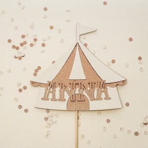 Circus Tent Cake Topper, Vintage Birthday Decor - Etsy