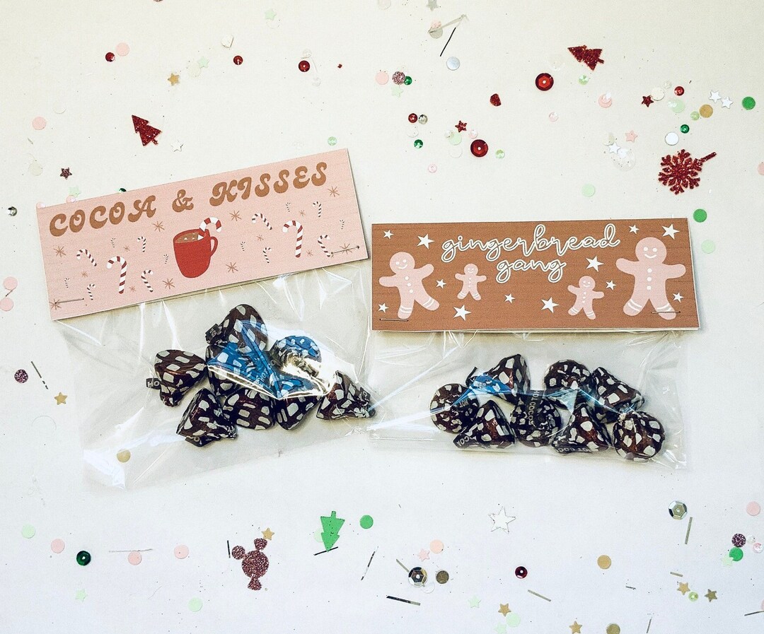 Christmas Treat Bag Toppers Printable Treat Bag - Etsy