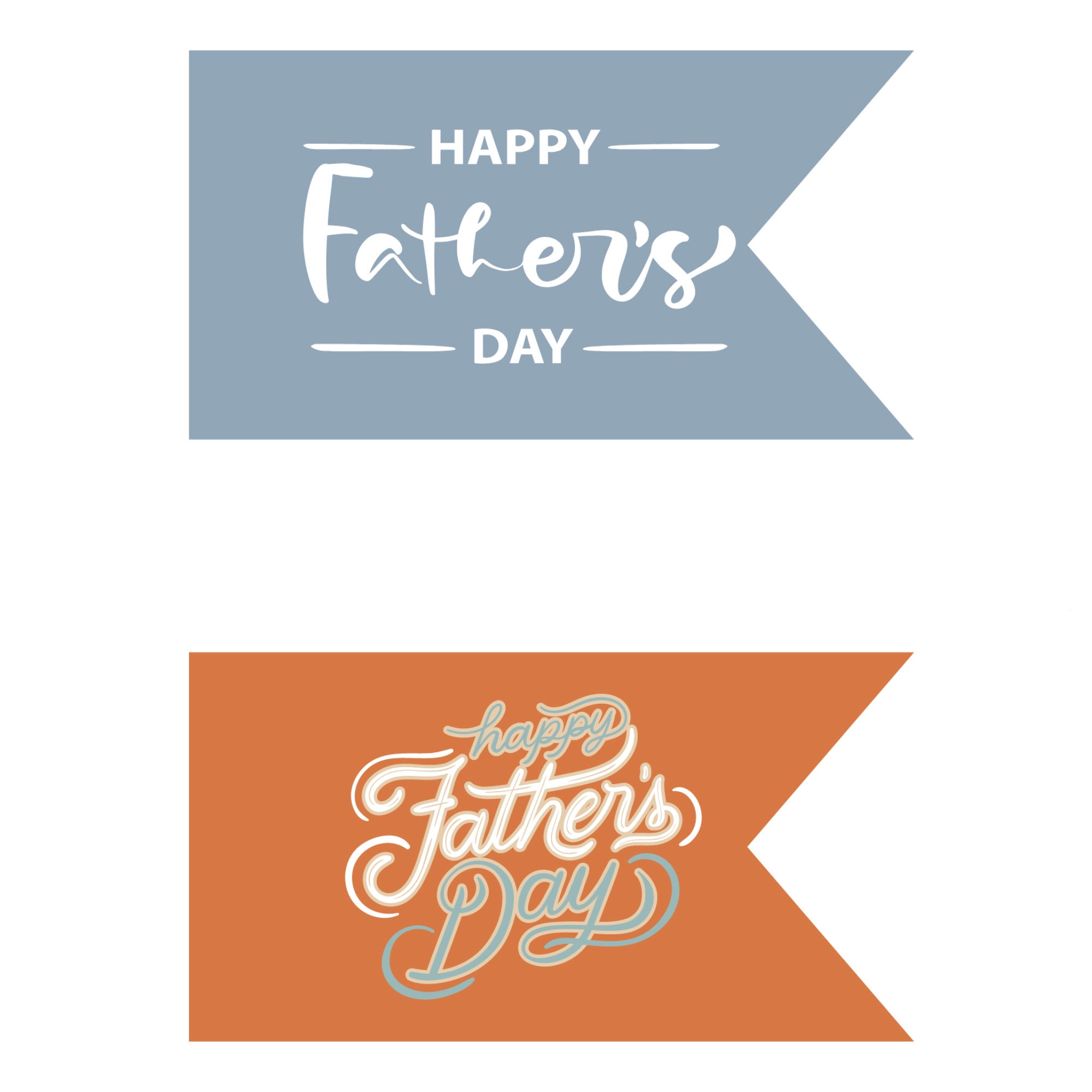Fathers Day Pennant Flags, Printable Photo Prop, Dad Gift - Etsy