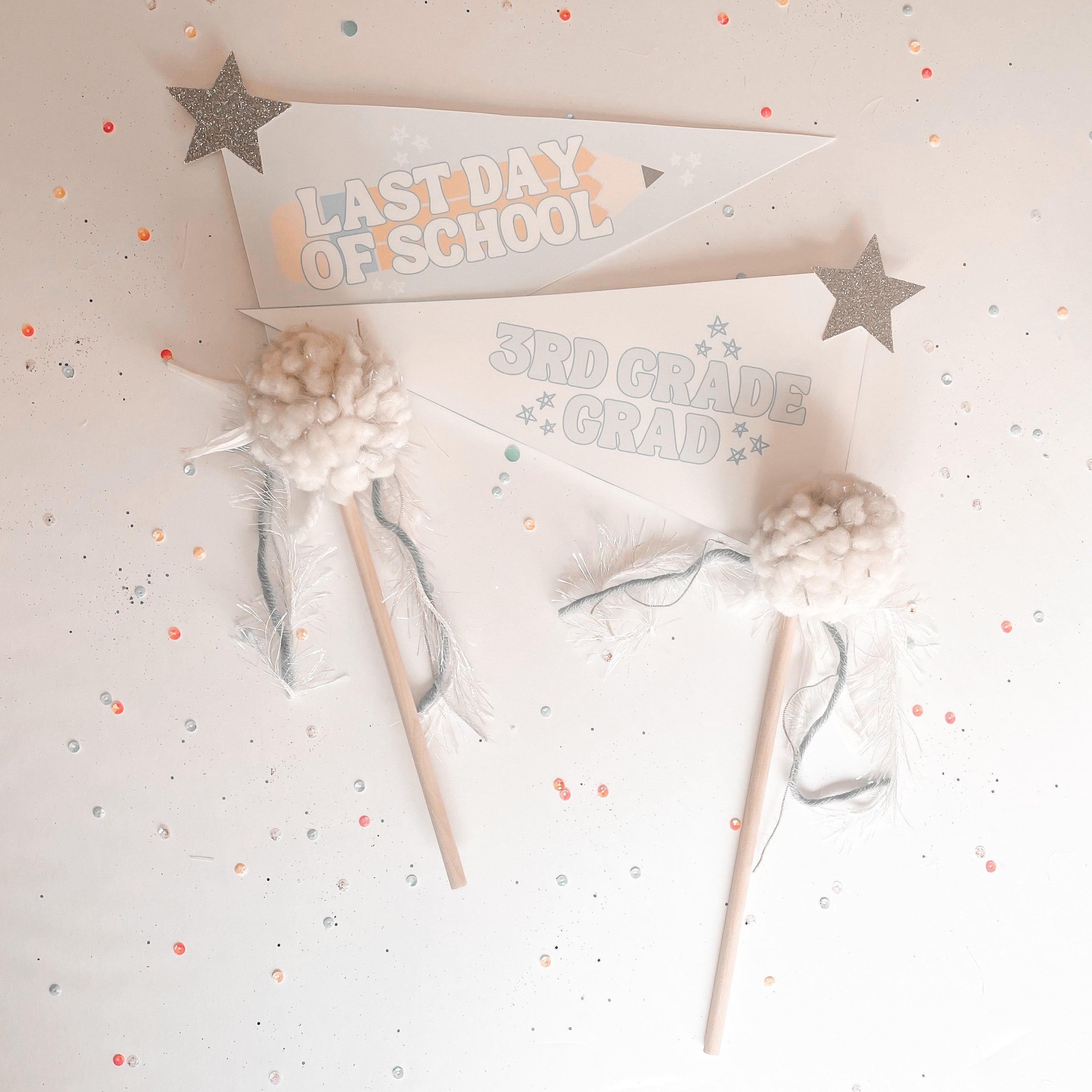 Last Day of School Pennant Flag Preschool Graduation Gift Kid School ...