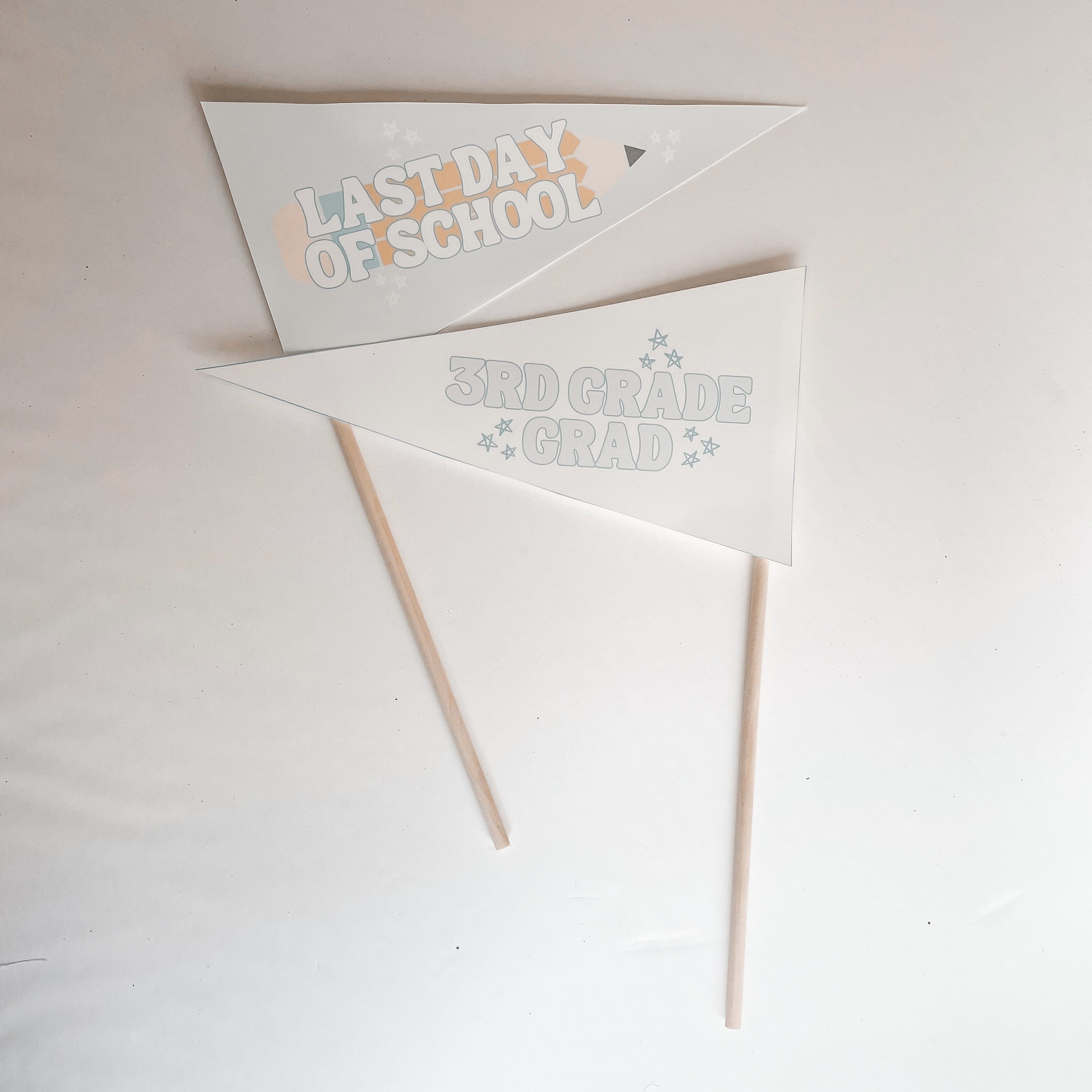 Last Day of School Pennant Flag Preschool Graduation Gift Kid School ...