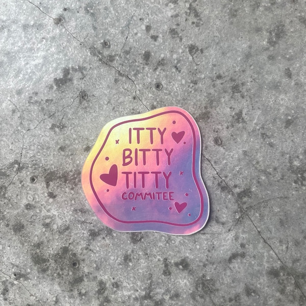 Itty Bitty Sticker - Etsy