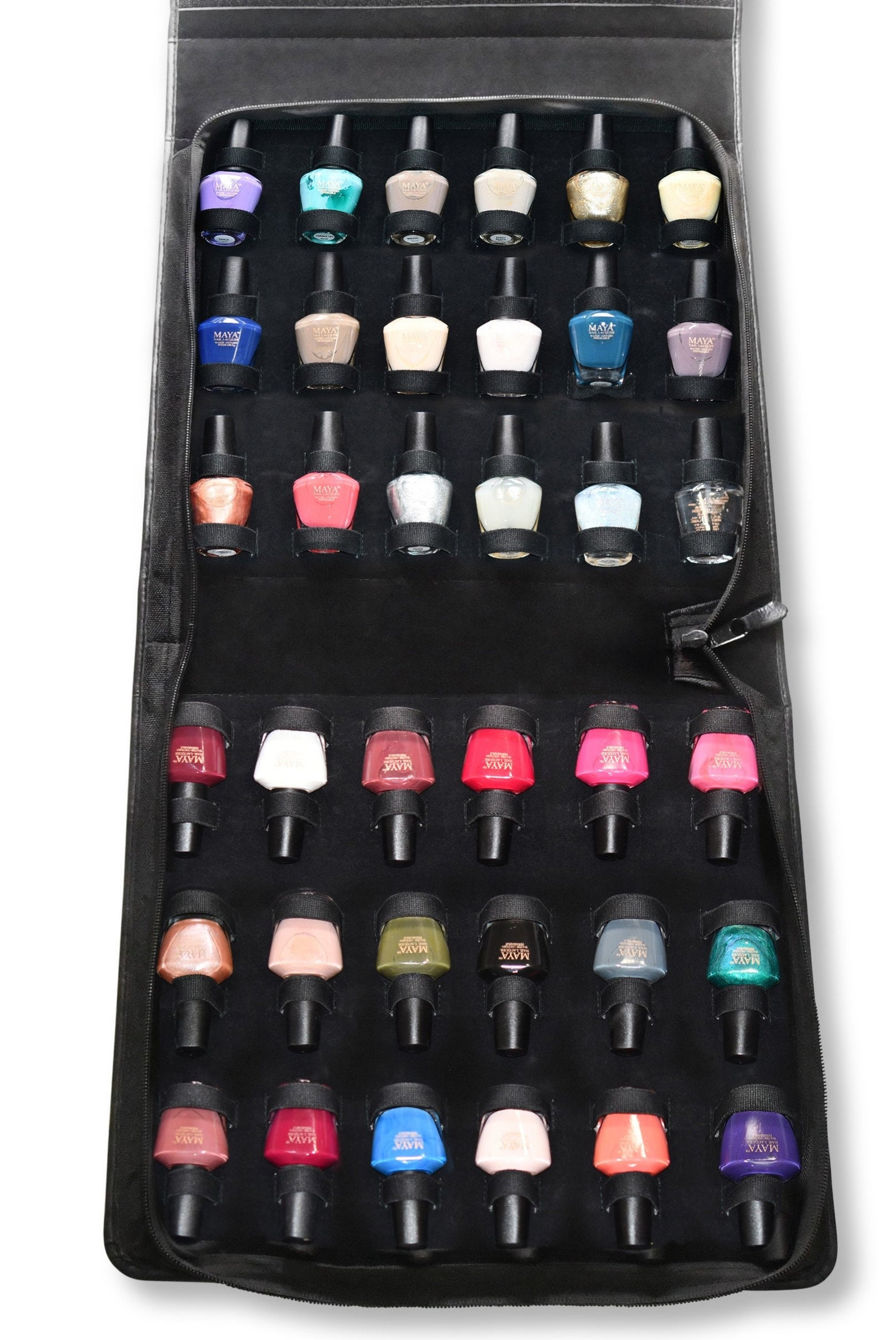 Maya Nail Polish Collection of 36 (in a Handy Zipper Case) - Etsy