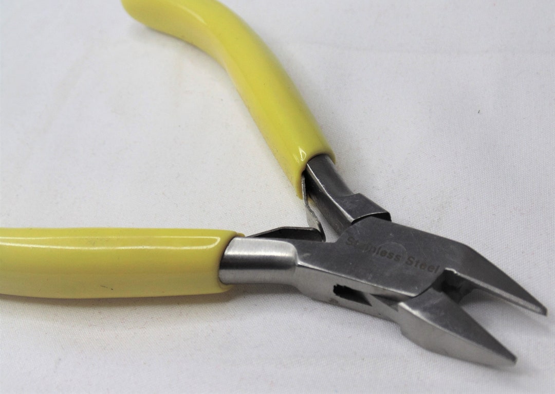 Tapered Head Wire Cutter 5", Japanese Stainless Steel, PVC Handles - Etsy