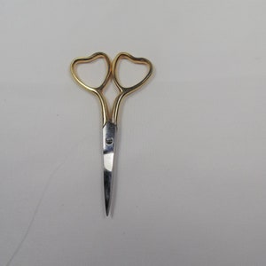 Needle Point Scissor Heart Themed 3.5" Inches (handmade) - Etsy