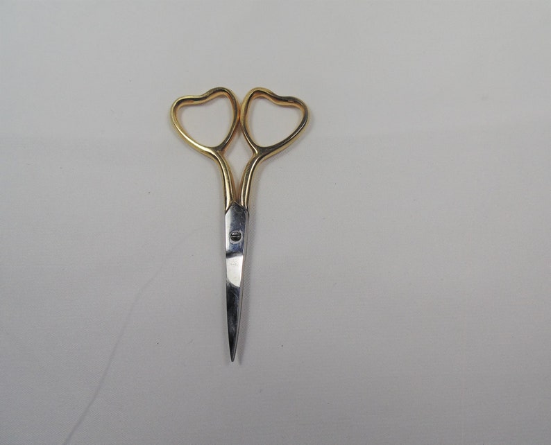 Needle Point Scissor Heart Themed 3.5" Inches (handmade) - Etsy